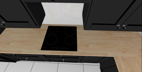 Second Life Marketplace - KITCHEN IKEA SAVEDAL BLACK COMPLETE MESH ...