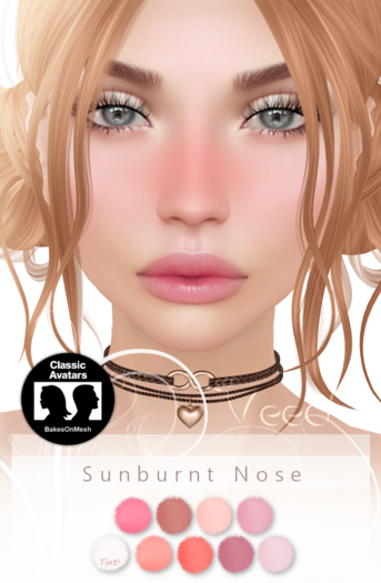 Second Life Marketplace - Veechi - Sunburnt Nose [BoM]