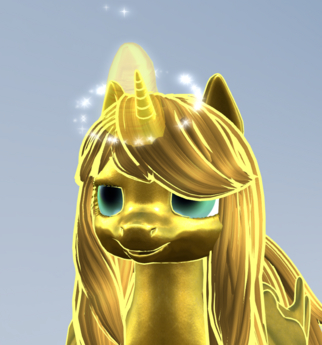 Second Life Marketplace - Magik Pony - Golden Pony Applier (Mare ...