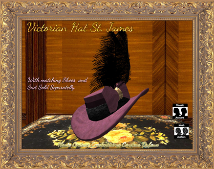 Second Life Marketplace - Victorian Hat Model St. James (Box)