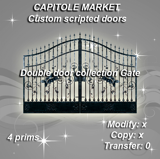 Second Life Marketplace - CAPITOLE MARKET - PORTAL - DOUBLE GATE 1 ...