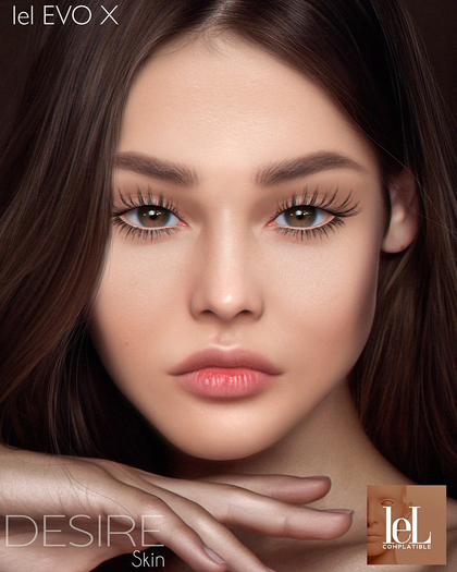 Second Life Marketplace - E.BEAUTY - DESIRE SKIN SANDY [LELUTKA EvO X]