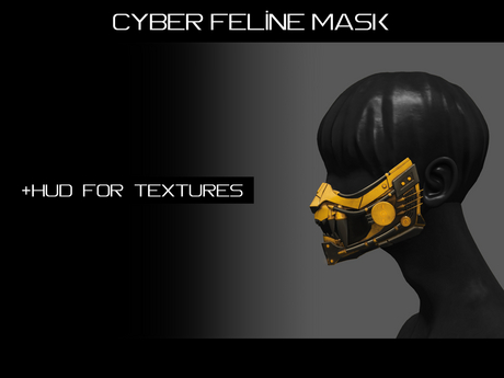 Second Life Marketplace - [Ten-Zero] CyberFeline Mask