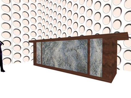 Second Life Marketplace - wood and stone shop front/ bar/ reception ...