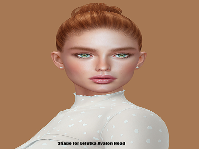 Second Life Marketplace - Shape #1 For Lelutka Avalon Head (ADD)