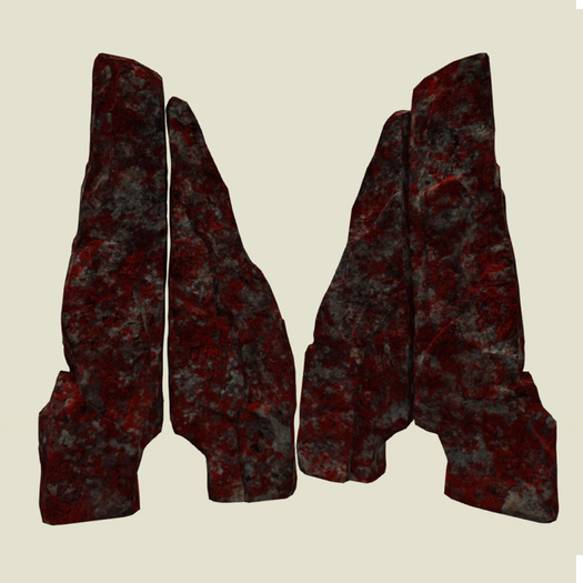 Second Life Marketplace - H.O.W Mesh Blood Rock, Full Perm, Low LI, Low ...