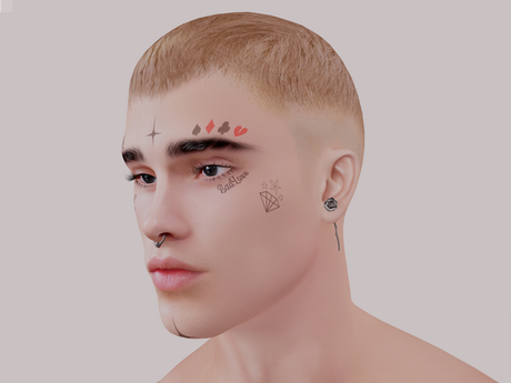 Second Life Marketplace - !west.ink - Face - Lucky Male Evox