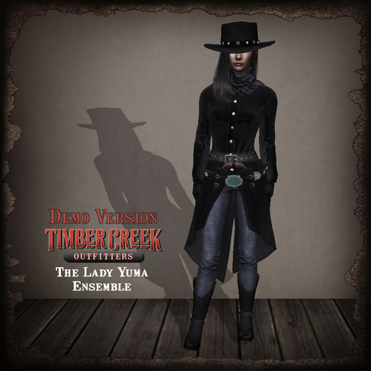 Second Life Marketplace - [Timber Creek] Lady Yuma Winter Ensemble-DEMO