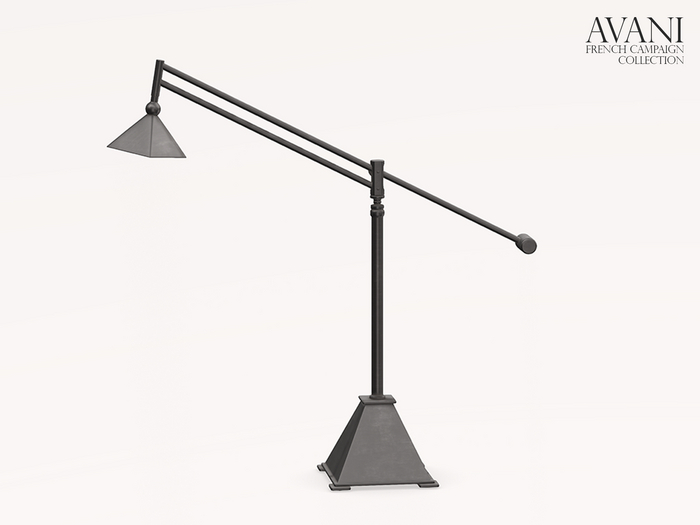 Second Life Marketplace - Avani French Campaign Articulating Table Lamp ...