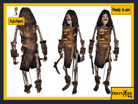 Second Life Marketplace - ::DisturbeD:: Shaman Skeleton - FULL PERM MESH