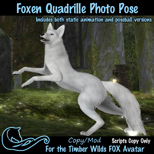 Second Life Marketplace - TWI Fox Pose- Foxen Quadrille