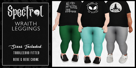 Second Life Marketplace - Spectral. - Wraith Leggings {Yellow}