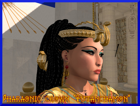 Second Life Marketplace - KEMET - Pharaonic crown "Tutankhamon"