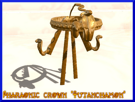 Second Life Marketplace - KEMET - Pharaonic crown "Tutankhamon"