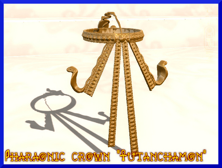Second Life Marketplace - KEMET - Pharaonic crown "Tutankhamon"