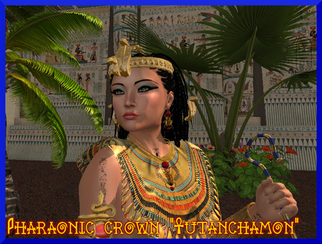 Second Life Marketplace - KEMET - Pharaonic crown "Tutankhamon"