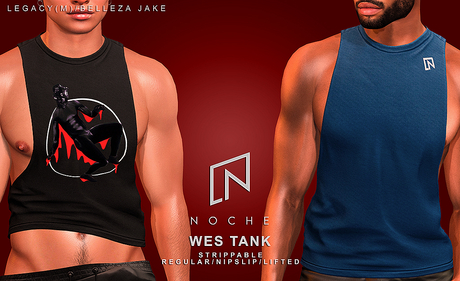 Second Life Marketplace - Noche. Wes Tank Black