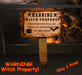 Second Life Marketplace - Halloween Witch Warning Sign Halloween Copy