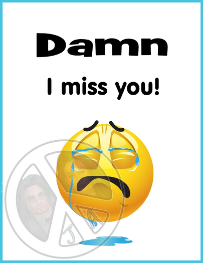 Second Life Marketplace - Damn, I miss you C255 - Greeting Card