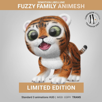 Second Life Marketplace - [LIMITED] SEmotion Libellune Fuzzy Family Animesh