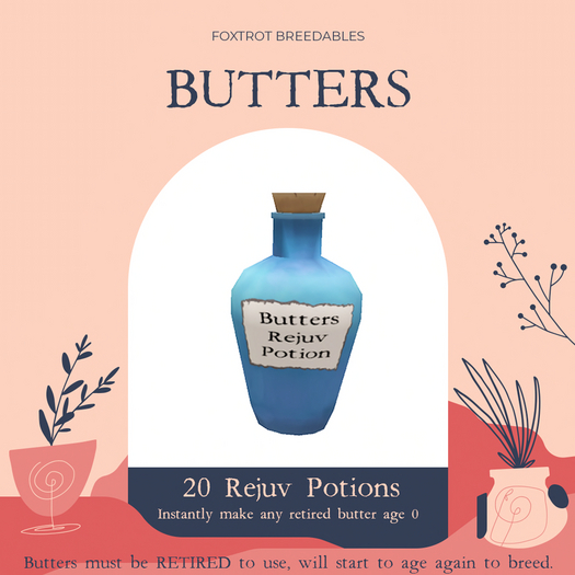 Second Life Marketplace - Butters 20 Rejuv Potions