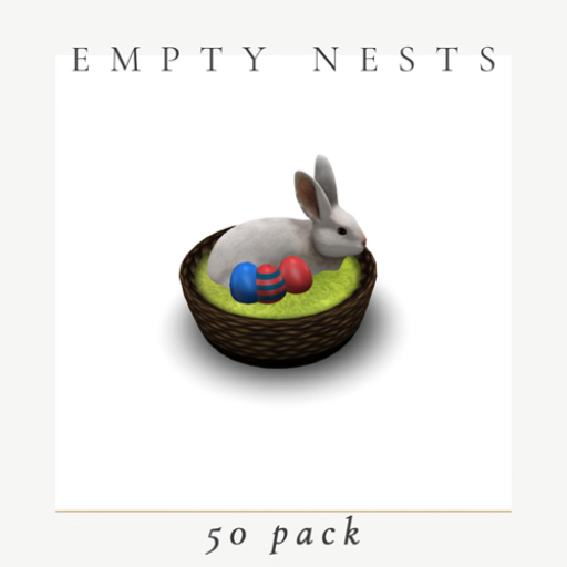 Second Life Marketplace - Bun-E Rabbits 50 Empty Nests