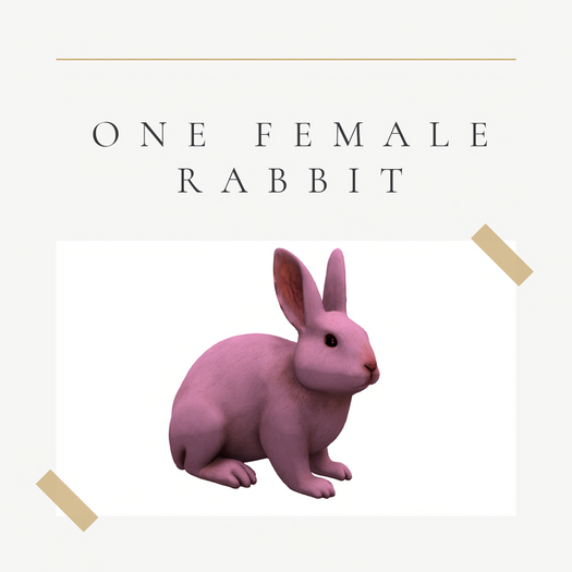 Second Life Marketplace - Bun-E Rabbits Starter Female Rabbit