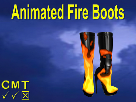 Second Life Marketplace - Animated Fire Boots