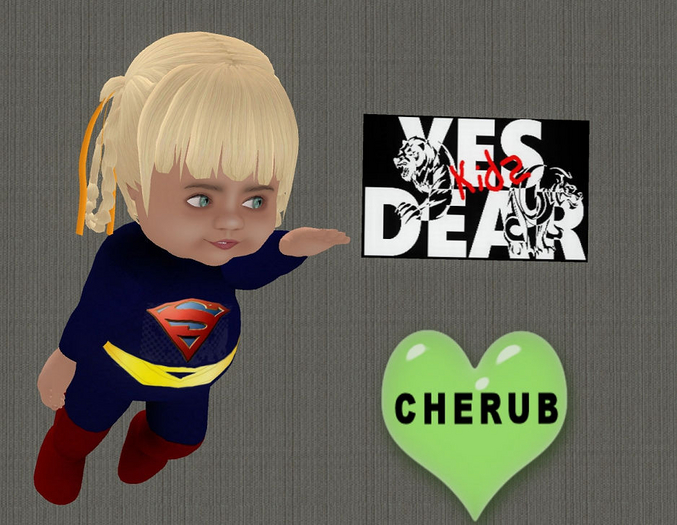 Second Life Marketplace - YES DEAR KIDS CHERUB Supergirl costume K-Mae