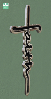 Second Life Marketplace - Faith Cross - Silver Cross - Sword - Wall ...