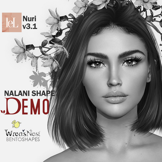 Second Life Marketplace - { wren's nest } Nalani DEMO Shape for LeLutka ...