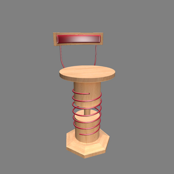 Second Life Marketplace - Aquatica Mesh - AM024970 Heptagon Bar Chair ...
