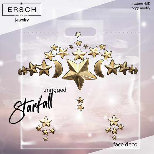 Second Life Marketplace - ERSCH - Starfall Face Deco
