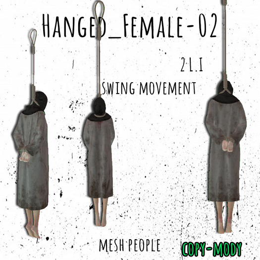 Second Life Marketplace - Himiko-3D-Hanged_Female 02 BOX