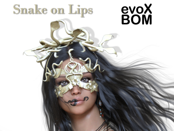 Second Life Marketplace - [TDS] [DEMO] SNAKE ON LIPS EVOX &BOM