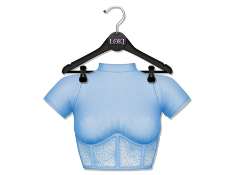 Second Life Marketplace - Loki - Webby Corset Top - Sky
