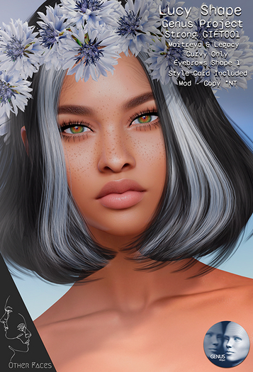 Second Life Marketplace - [OTHER FACES] Lucy Shape (G. Strong GIFT001)