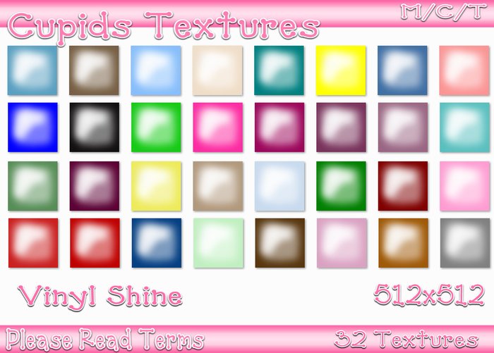 Second Life Marketplace - 32 Vinyl Shine 512x512 Textures