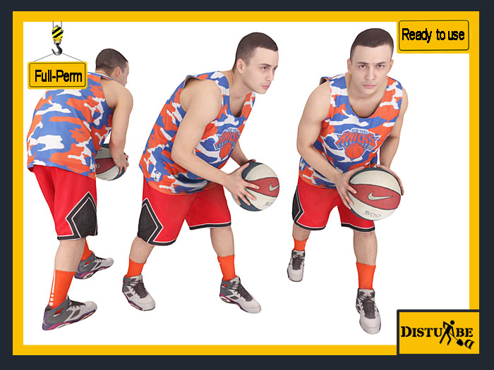 Second Life Marketplace - ::DisturbeD:: Rocco Basketball Player ...