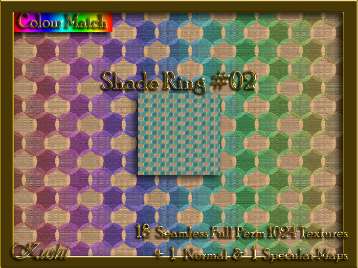 Second Life Marketplace - Shade Ring #02 Seamless Texture Set