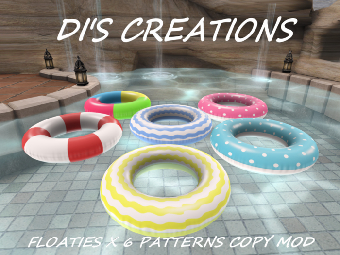 Second Life Marketplace - FLOATY / FLOATIES PG X 6 PATTERNS