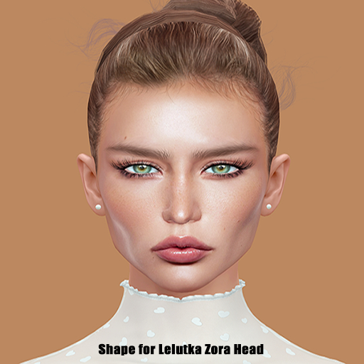 Second Life Marketplace - Shape #2 for Lelutka Zora head [ADD]