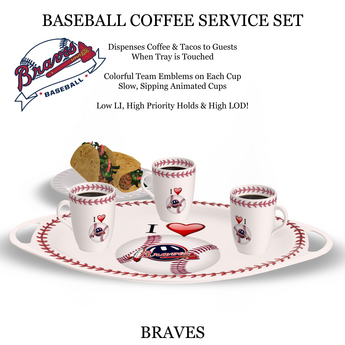 Second Life Marketplace - Tacos & MLB World Series Braves Coffee ...