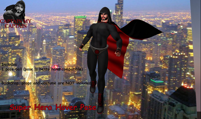 Second Life Marketplace - Super Hero Pose - Hover