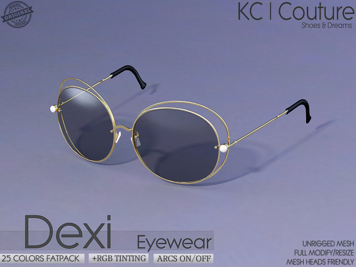Second Life Marketplace - -KC- DEXI EYEWEAR / 25 COLORS FATPACK
