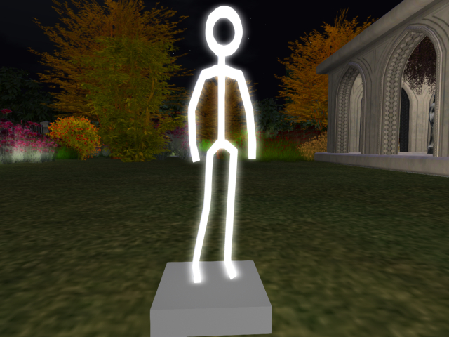 Second Life Marketplace - Stick Man Lamp, Copy & Mod