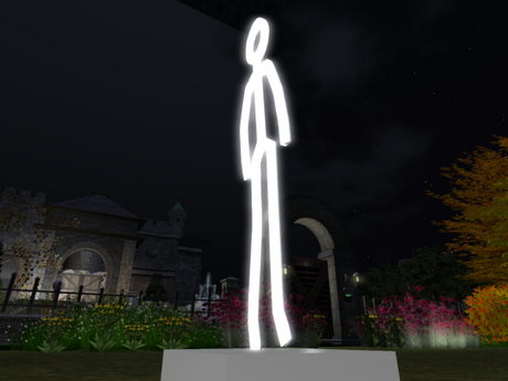 Second Life Marketplace - Stick Man Lamp, Copy & Mod