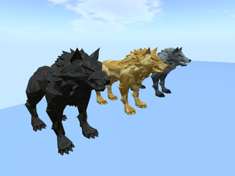 Second Life Marketplace - Mesh Wolf statue - Full perm