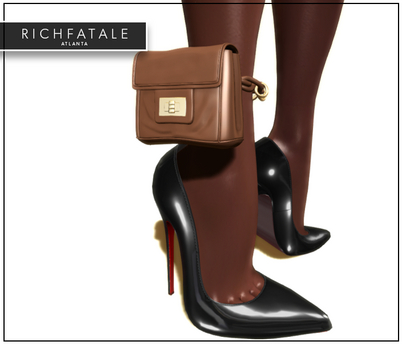 Second Life Marketplace - $RICH FATALE - MINI ANKLET BAG - COCOA