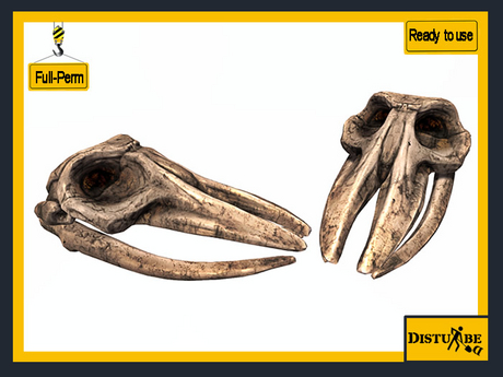Second Life Marketplace - ::DisturbeD:: Shaman Lair Props - Beast Skull ...